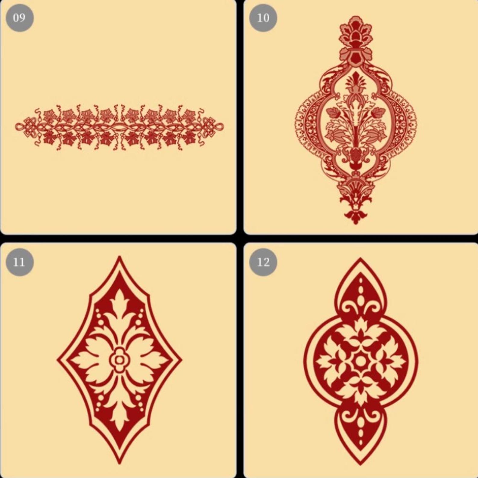50+ Royal Classical Patterns | Traditional Dunhuang Designs, Decorative ...