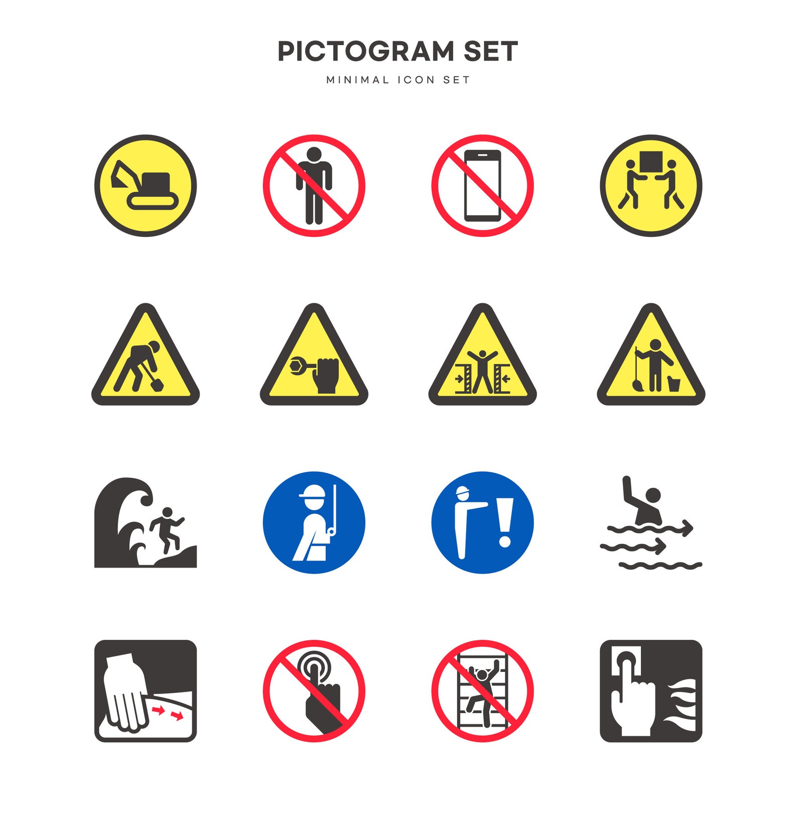 Custom Safety Signages Bundle, Printable Safety Signage, Warning Sign ...