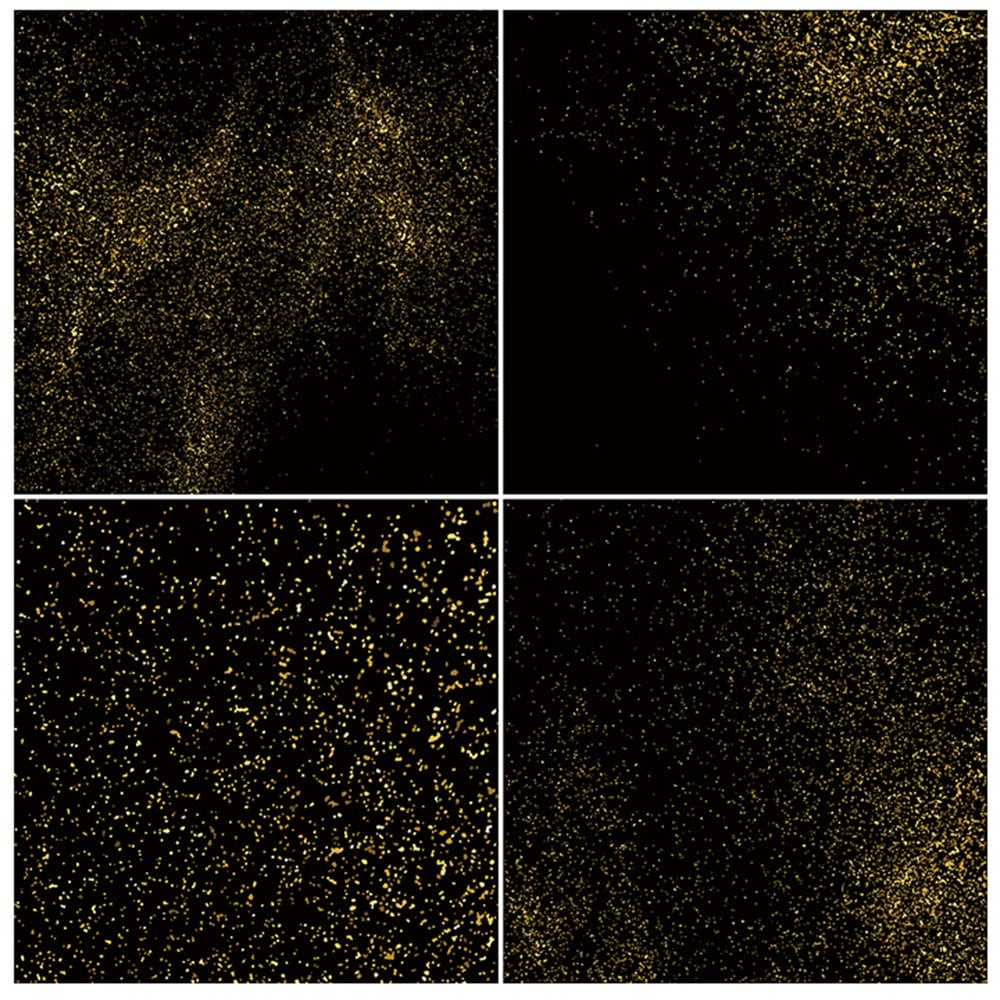 Gold Glitter Overlay Clipart, Silver and Gold Glitter Png Overlays ...