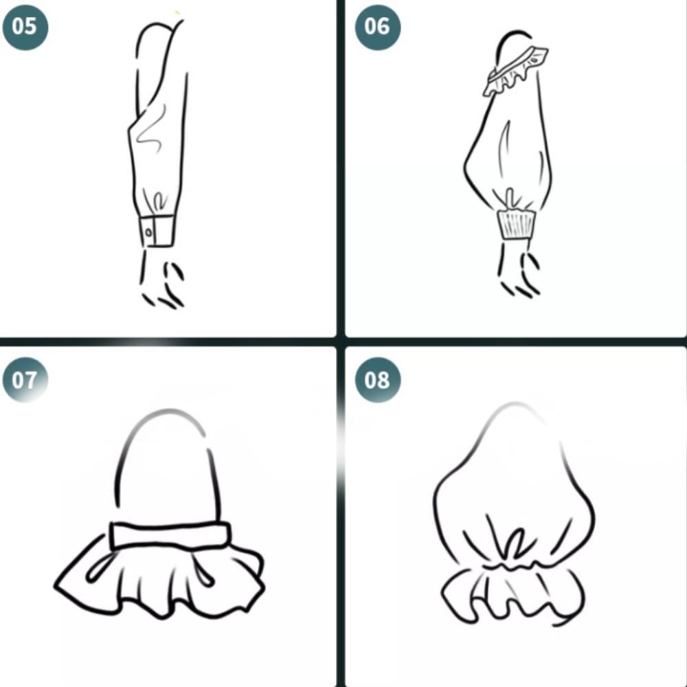 40 Anime Sleeve Line Art Procreate & PS Brushes| Apparel, Clothing ...