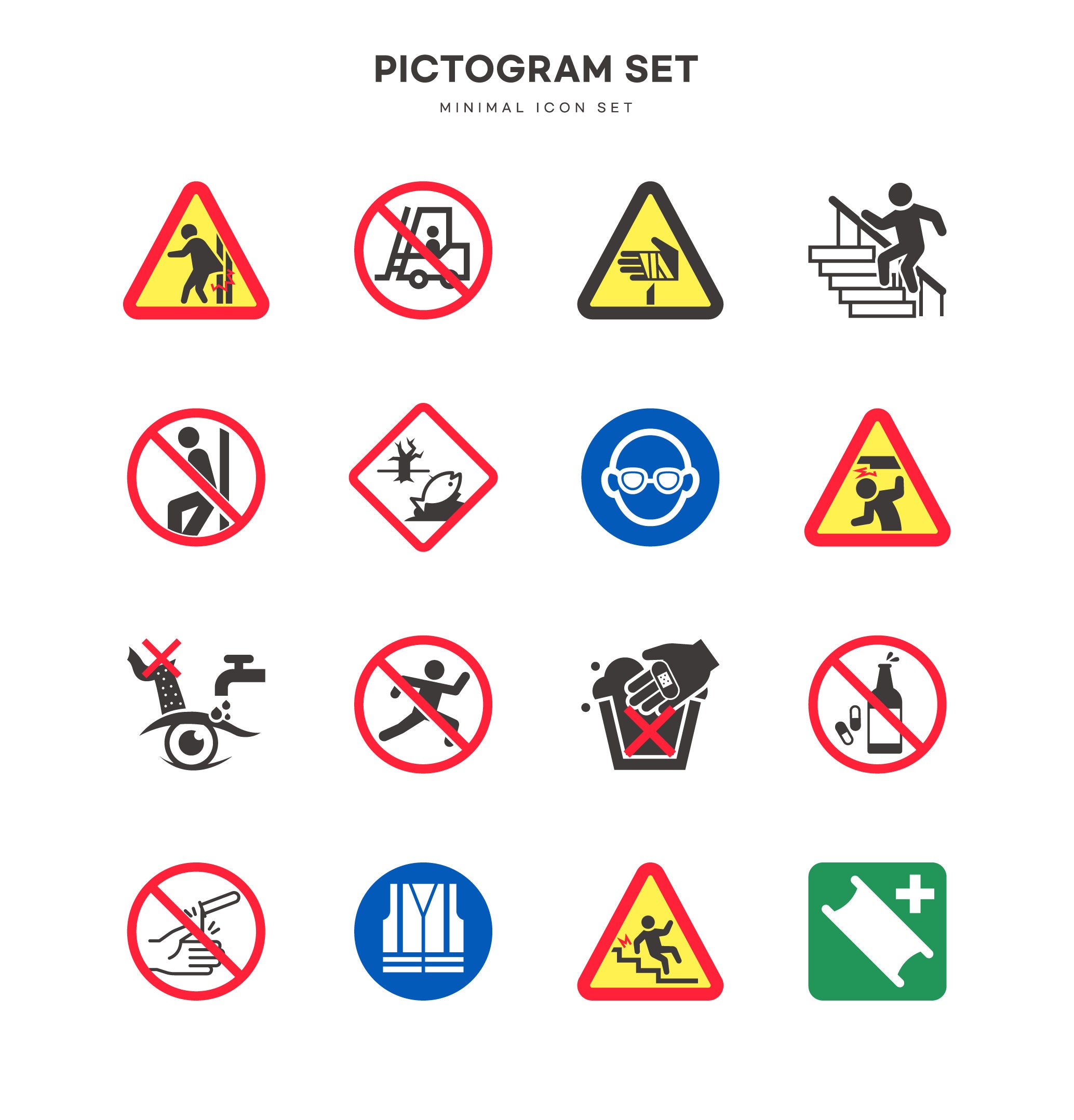 Custom Safety Signages Bundle, Printable Safety Signage, Warning Sign ...