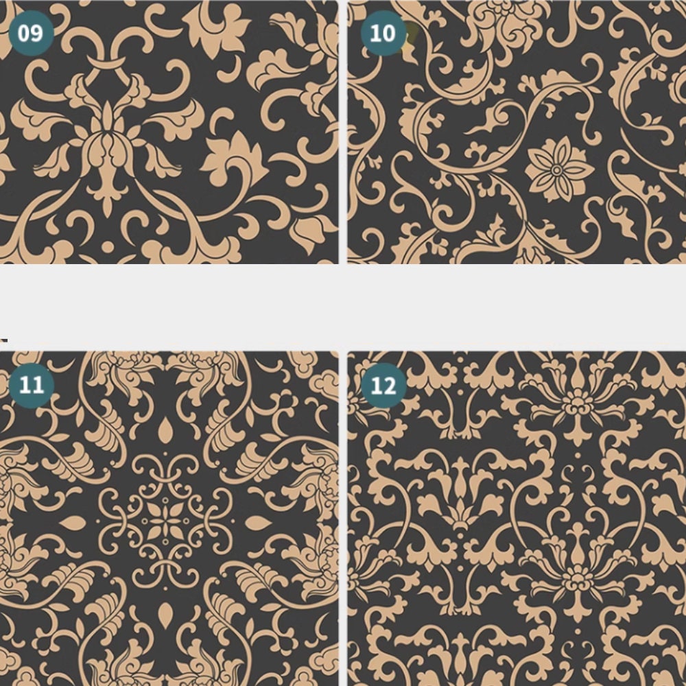 55 Palace Floor Tiles Pattern Procreate & Photoshop Brushes Vintage ...