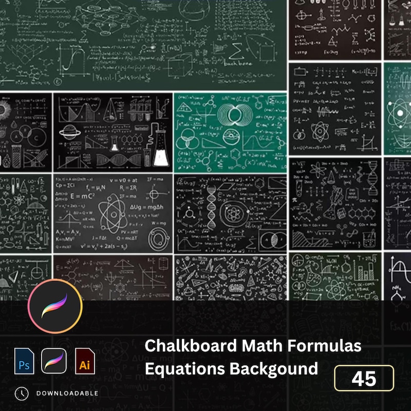 Math Background Wall Png - Etsy UK