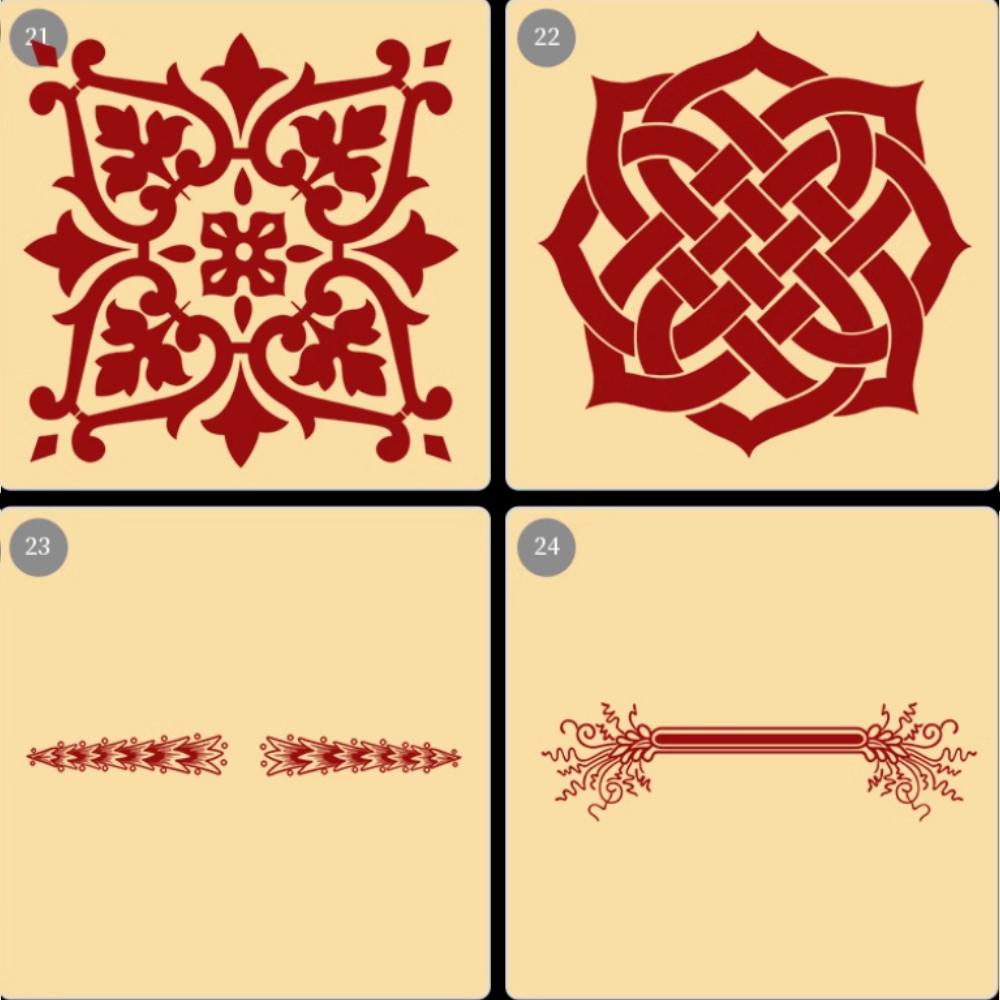 50+ Royal Classical Patterns | Traditional Dunhuang Designs, Decorative ...