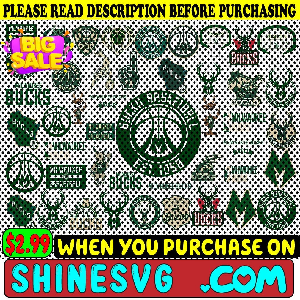 Milwaukee-bucks Basketball Team SVG, Milwaukee-bucks Svg, NBA Teams Svg ...