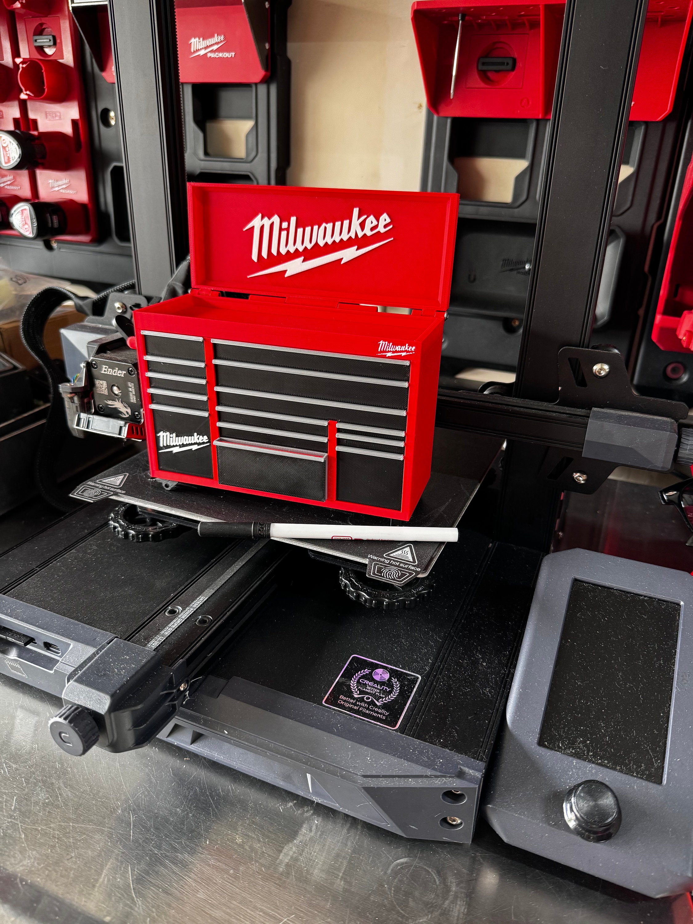 Desktop Miniature Milwaukee Tool Box 3D Printed - Etsy