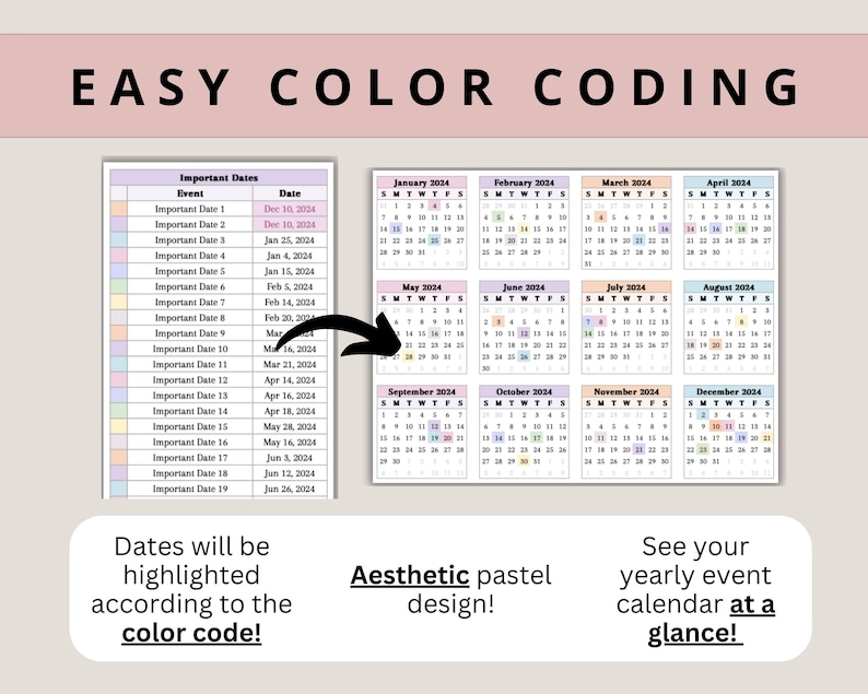 Yearly Calendar Spreadsheet Google Sheets Annual Schedule to Do List ...