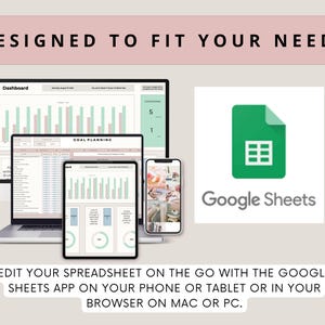 12 Week Year Planner Google Sheets Spreadsheet Goal Tracker Dashboard ...