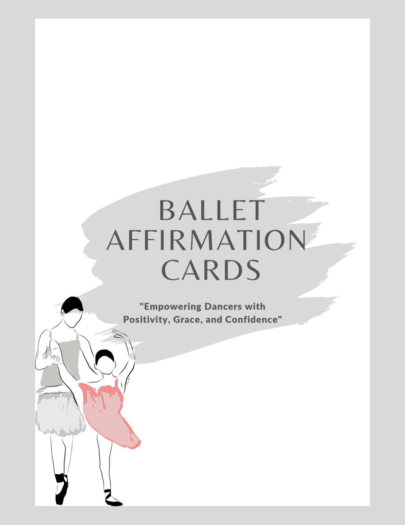 Ballet Affirmation Cards Ballet Cards Affirmations for Dance Cards for ...