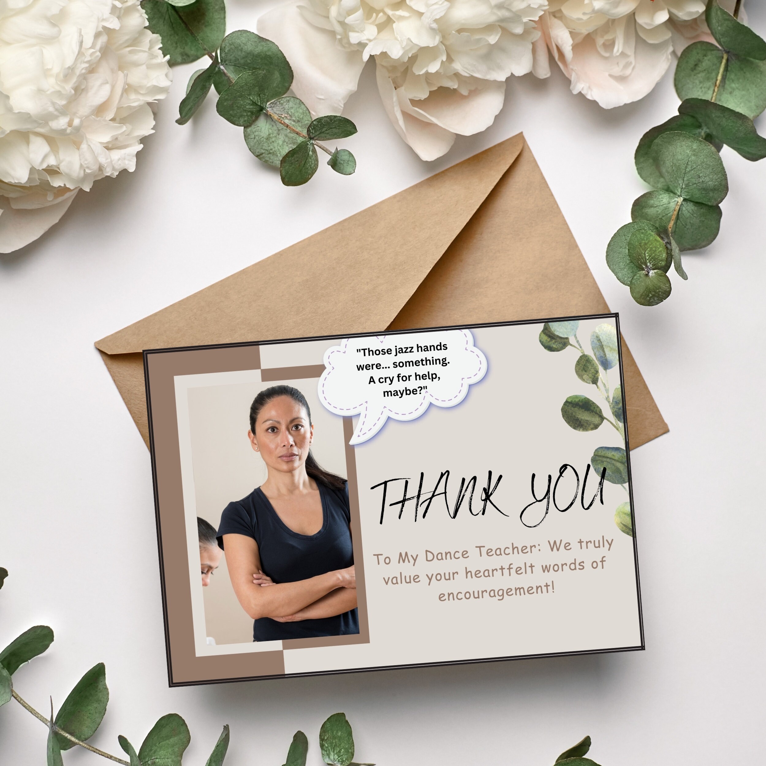 Dance Teacher Thank You Cards Cards for Thank You Dance Teacher Cards ...