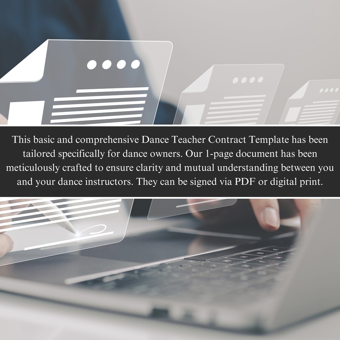 Dance Teacher Contract Template: Studio Instructor Agreement (PDF, Word, Doc) - Etsy