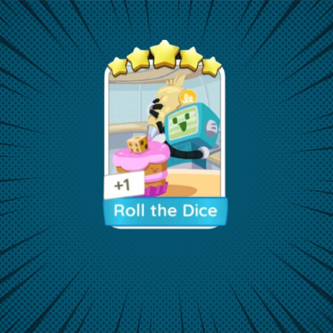 Roll the Dice 5 Star Monopoly Go Sticker Set 10 5 Star - Etsy