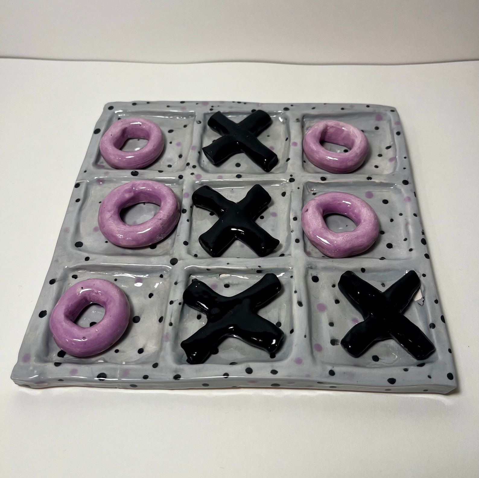Ceramic Tic Tac Toe Game - Etsy