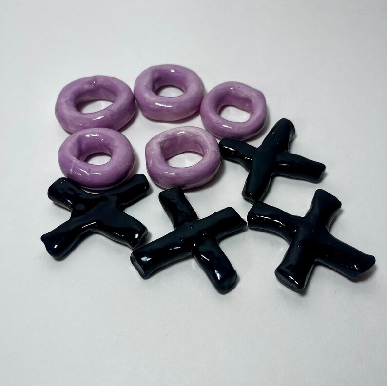 Ceramic Tic Tac Toe Game - Etsy