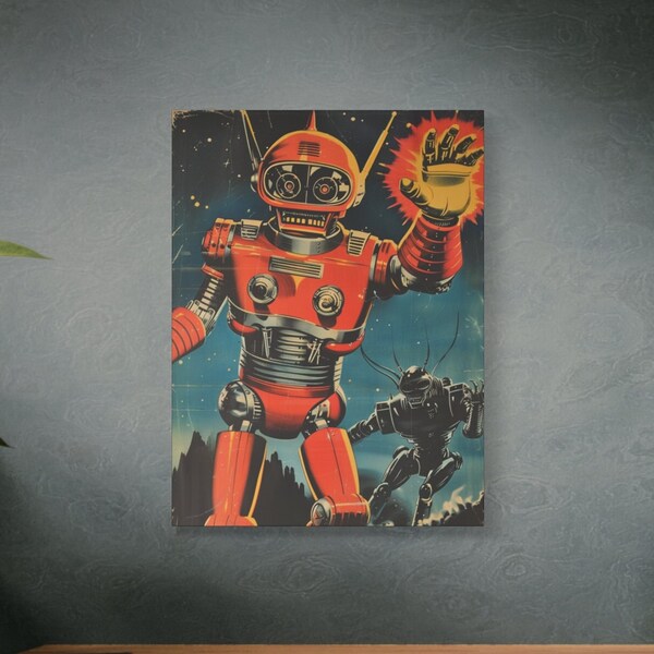 Retro Science Fiction Robot - Etsy