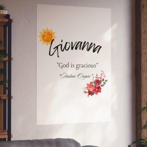 Name Origin Print - Etsy