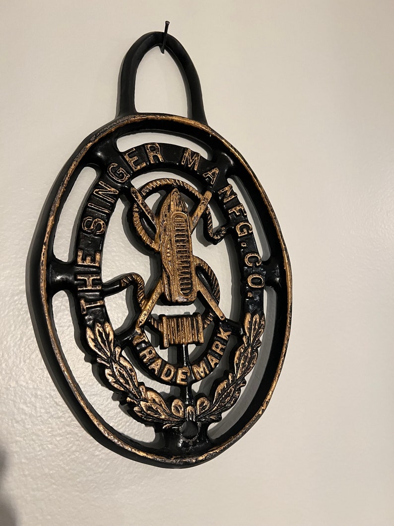 Singer Sewing Machine Treadle Emblem - Etsy