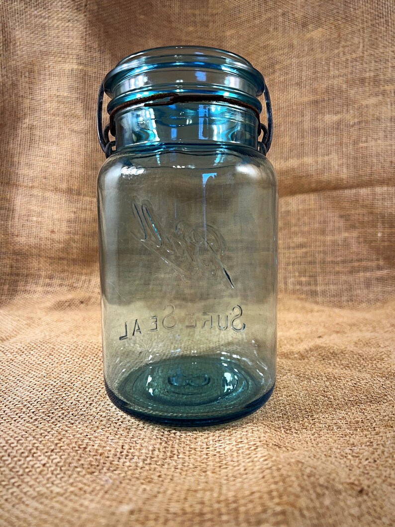 Vintage Ball Sure Seal Quart Mason Jar - Etsy