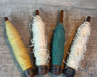 Wooden Vintage Sewing Thread Spools - Etsy
