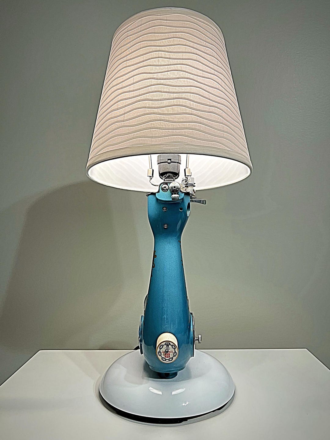 Vintage Sewing Machine Lamp - Etsy