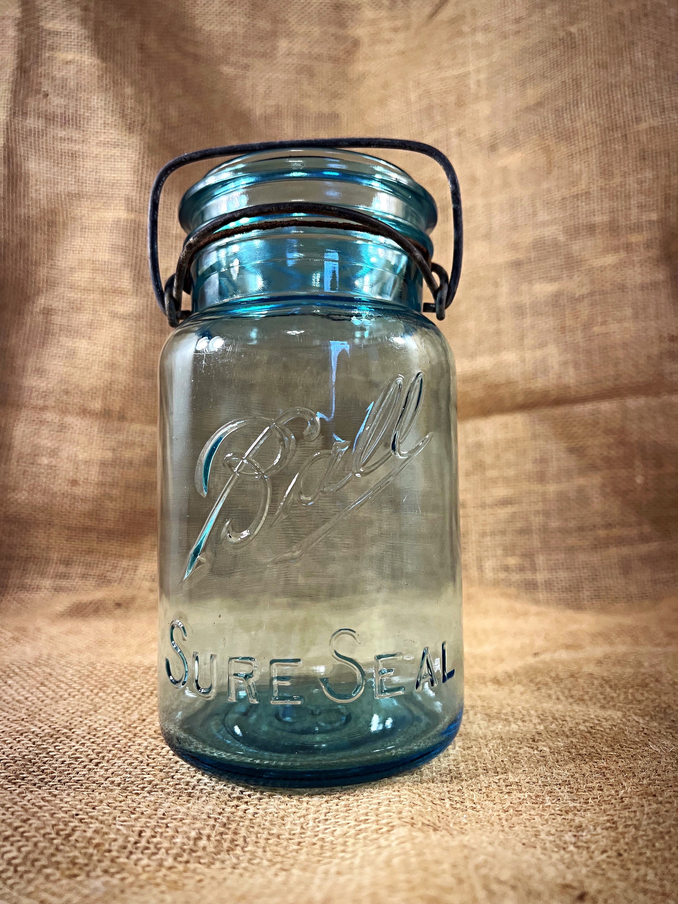 Vintage Ball Sure Seal Quart Mason Jar - Etsy