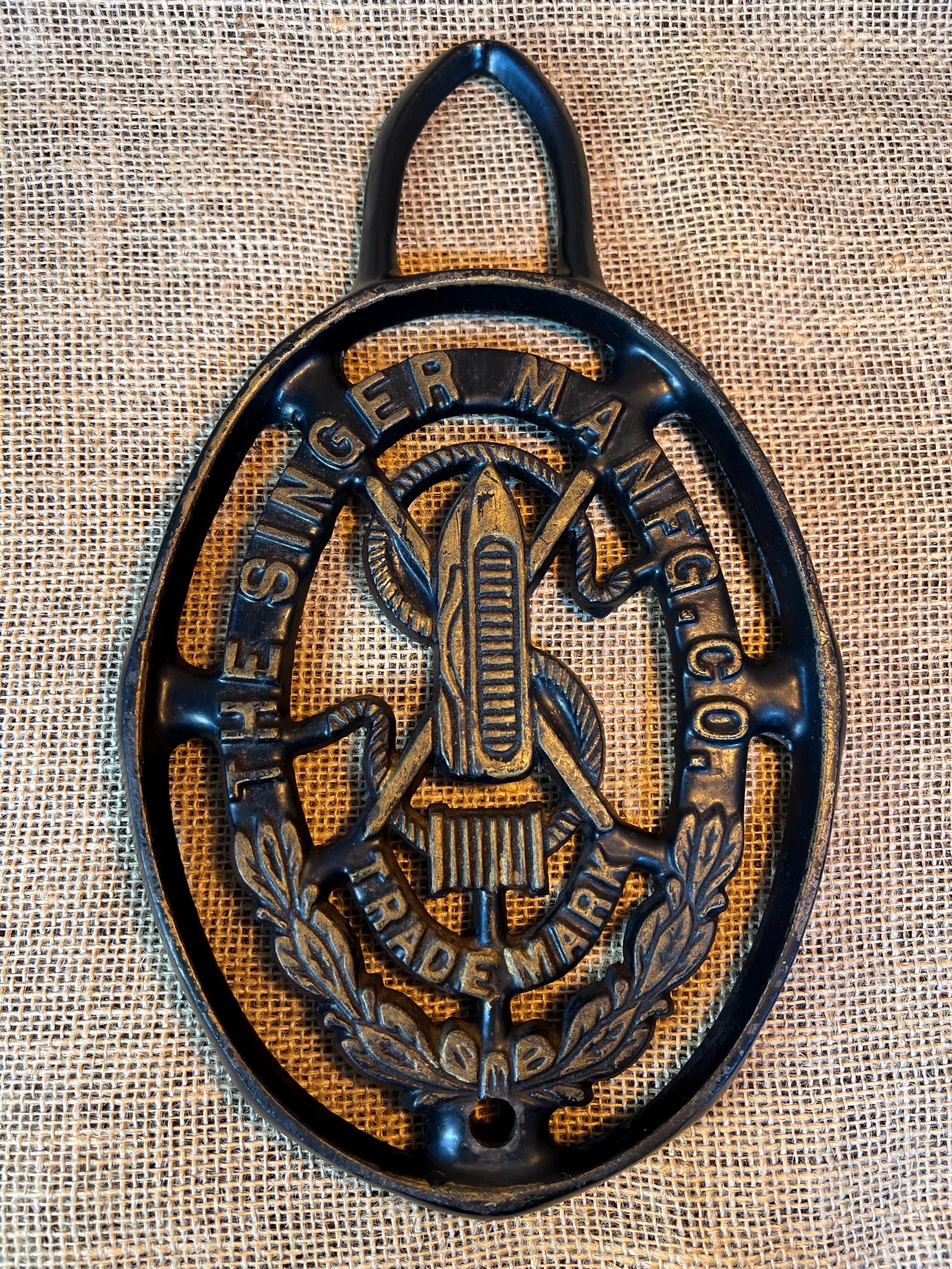 Singer Sewing Machine Emblem Wall Hanging - Etsy