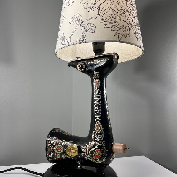 Singer Sewing Machine Lamp - Etsy