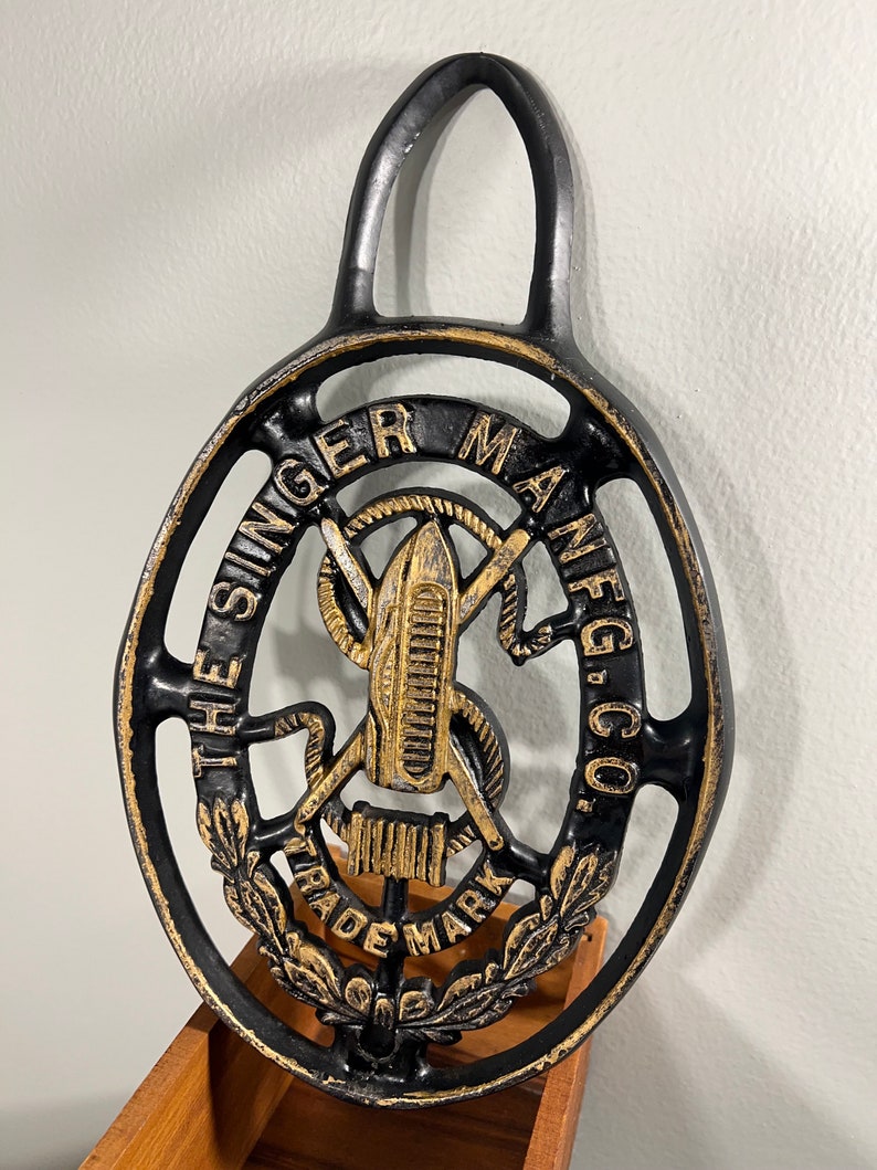 Singer Sewing Machine Treadle Emblem - Etsy