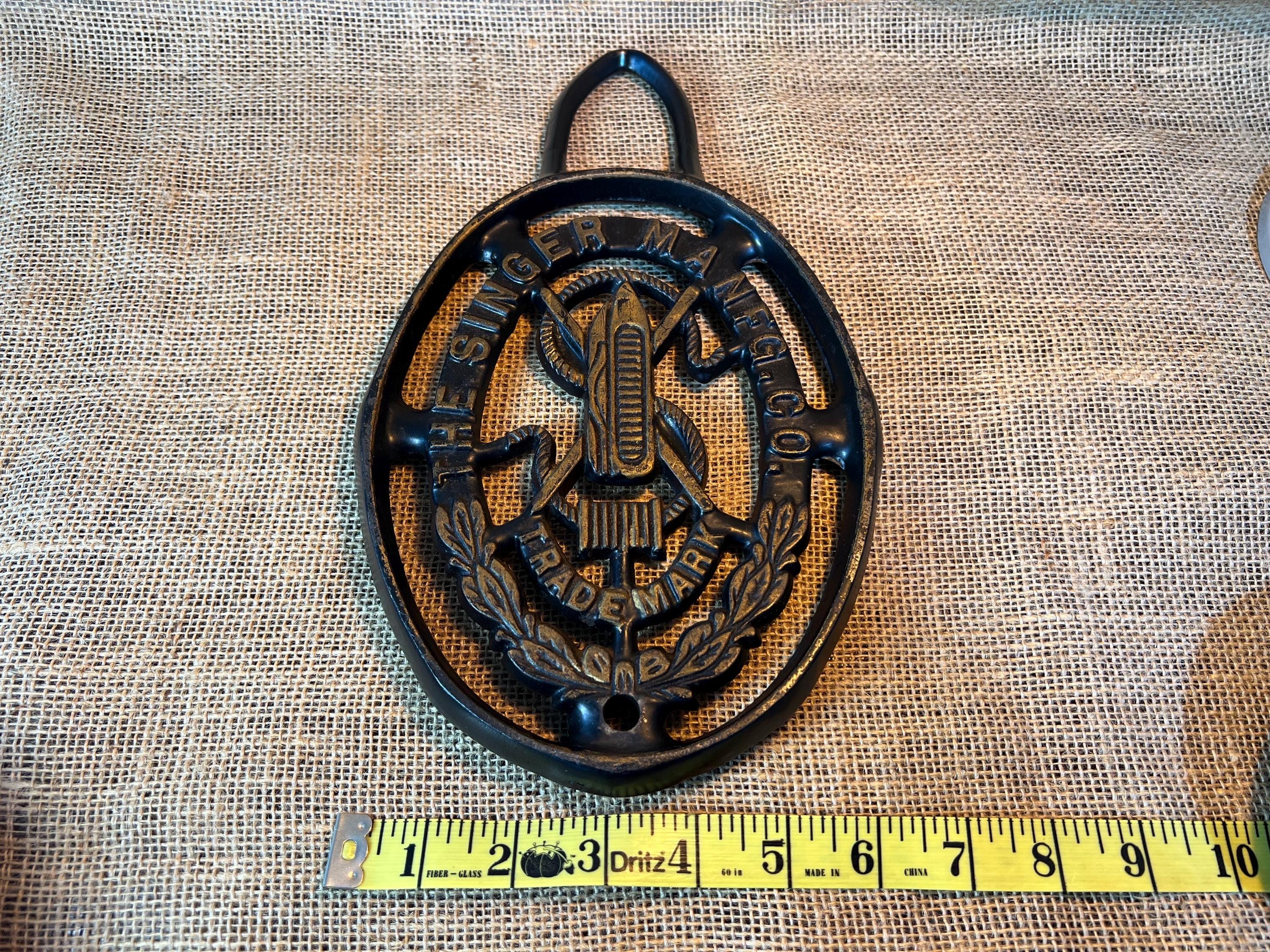 Singer Sewing Machine Emblem Wall Hanging - Etsy