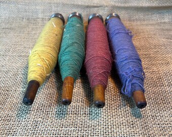 Wooden Vintage Sewing Thread Spools - Etsy
