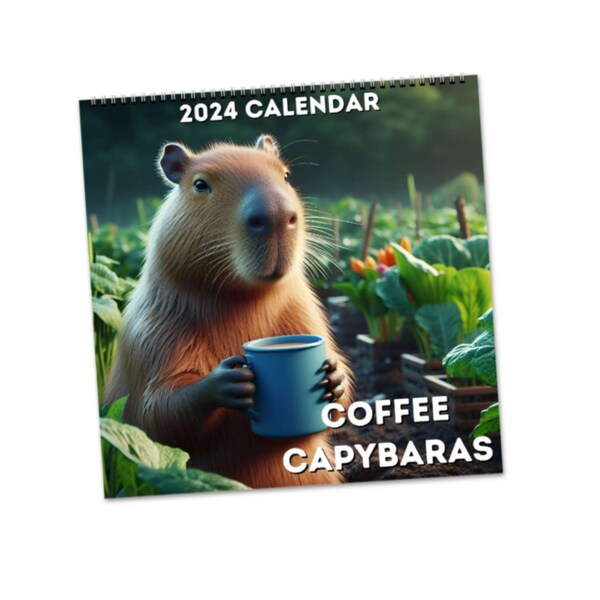 Capybara Calendar - Etsy
