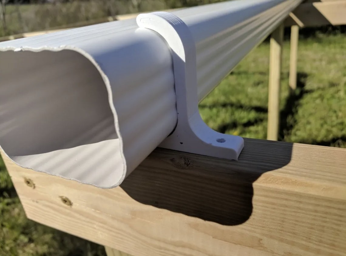 Hydroponic Downspout Horizontal Bracket- 2"x3" - Etsy