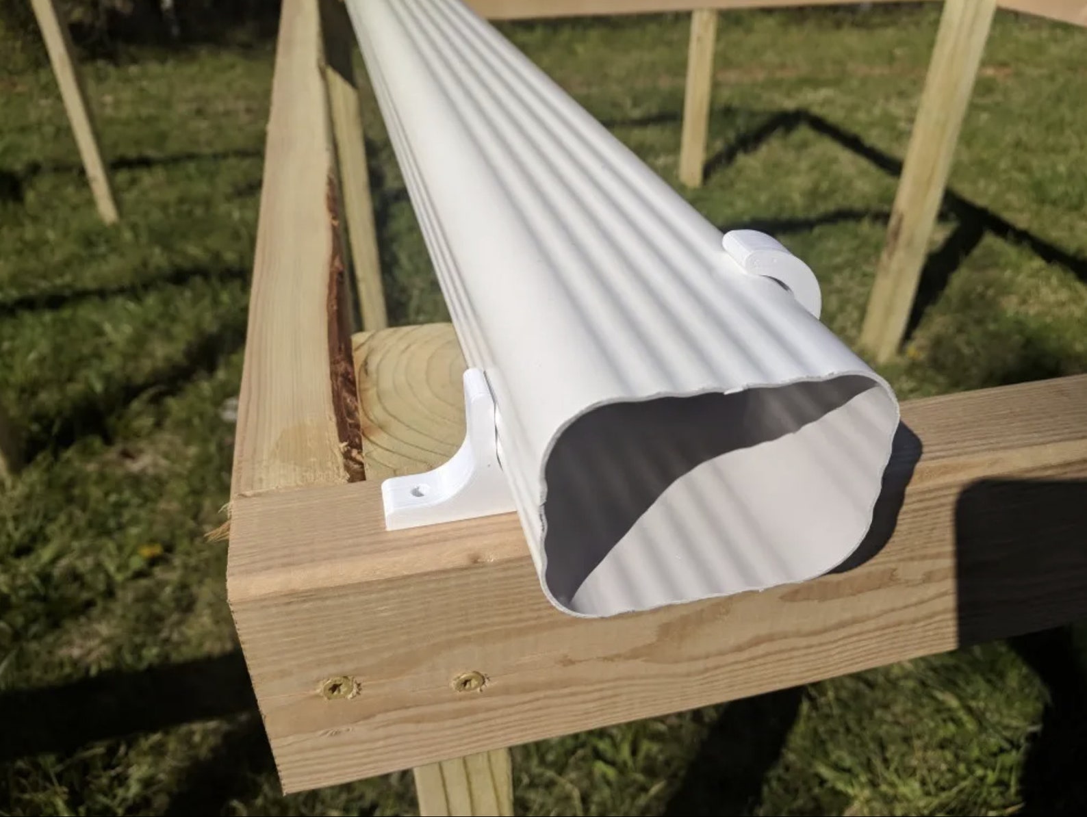 Hydroponic Downspout Horizontal Bracket- 2"x3" - Etsy