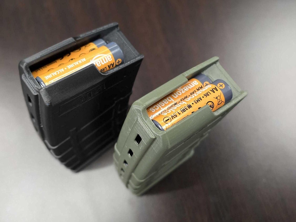 AA Battery Magazine- *metal Spring Inside* - Etsy Canada