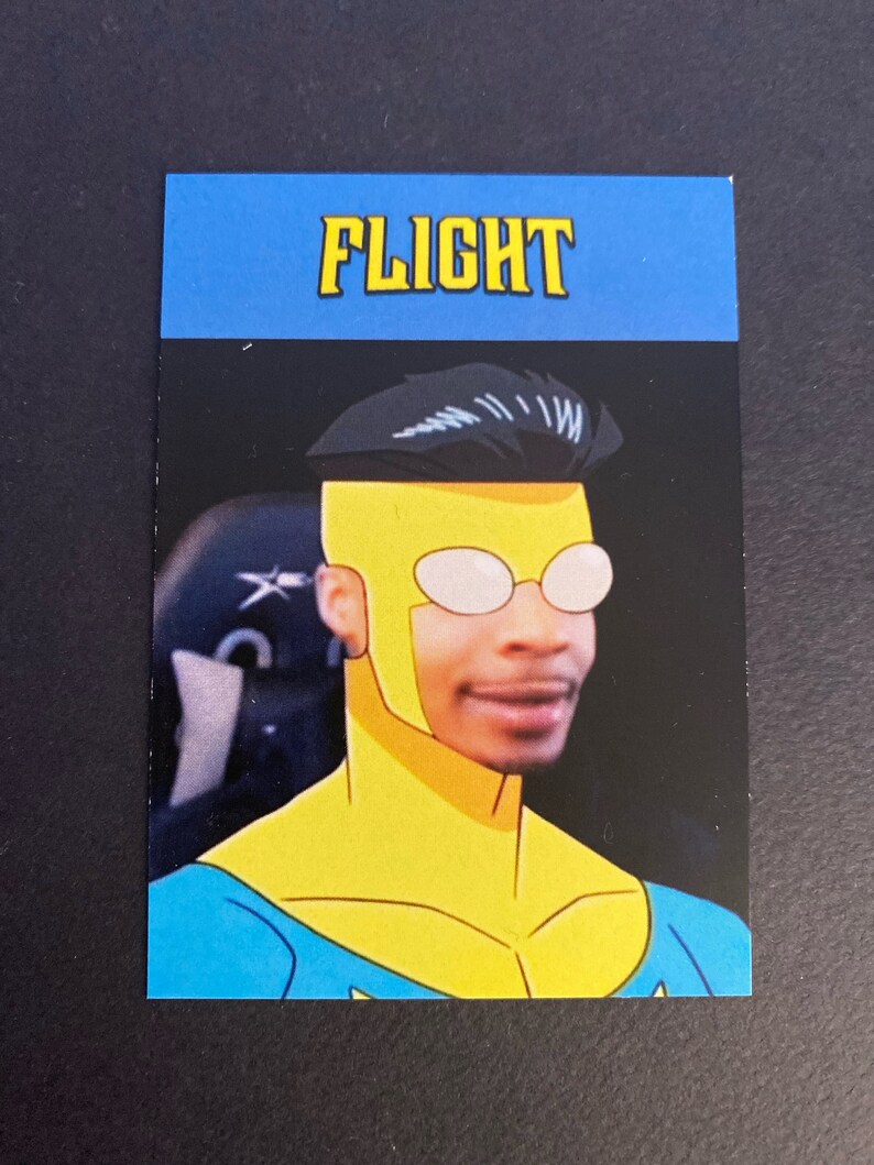 Invincible Flight Trading Card pluhplool - Etsy