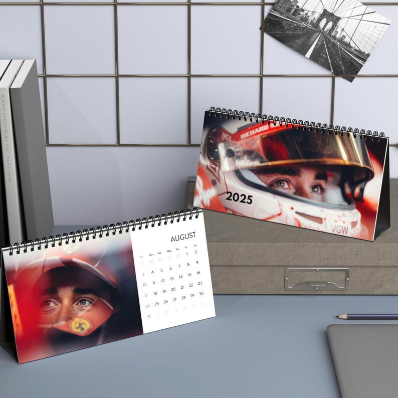 Sold Out: Charles Leclerc Desktop Calendar 2025, Scuderria Ferrari ...