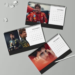 Sold Out: Charles Leclerc Desktop Calendar 2025, Scuderria Ferrari ...