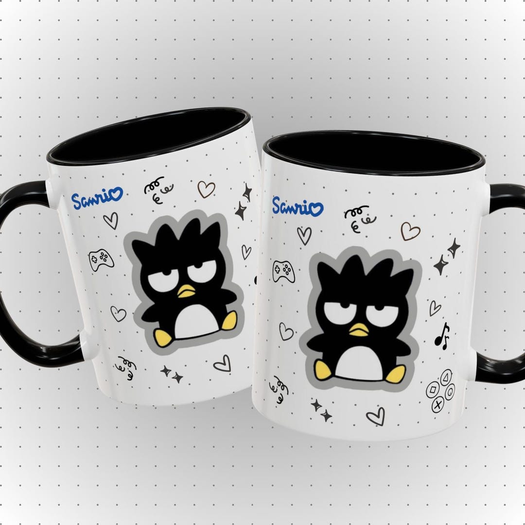 Cute Badtz-maru Sanrio Character Mugs, 11oz &15oz Personalized Coffee ...