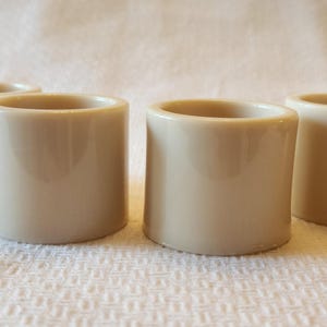 Boho Napkin Rings Set of 3 Vintage Brass, Wood and Acrylic Total of 12 ...