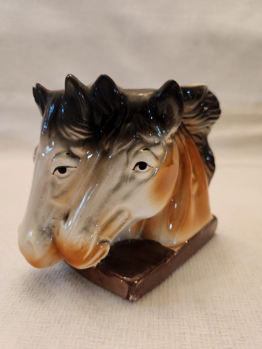 50's Horse Head Planter by Relpo Ceramic Vintage Figurine Vase 5 Tall ...