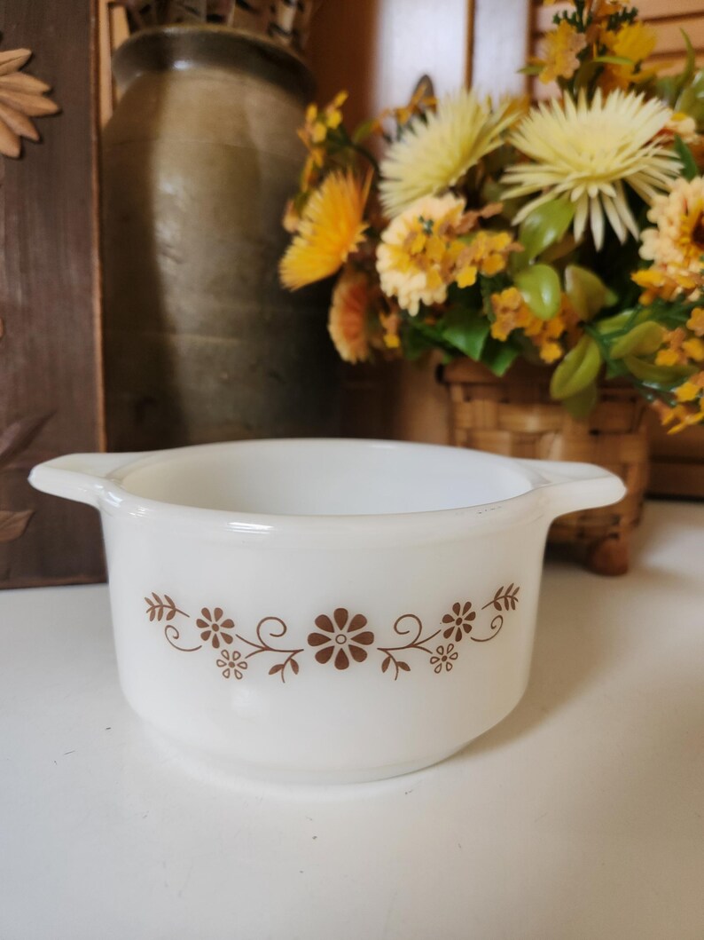 Dynaware Pyr-o-rey Small Personal Size Casserole Oven Safe Dish Milk ...
