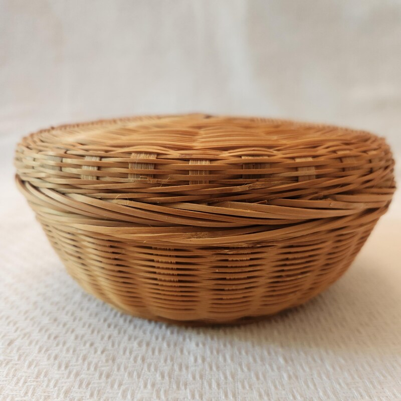 Covered Basket - Etsy