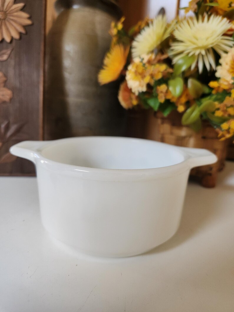 Dynaware Pyr-o-rey Small Personal Size Casserole Oven Safe Dish Milk ...