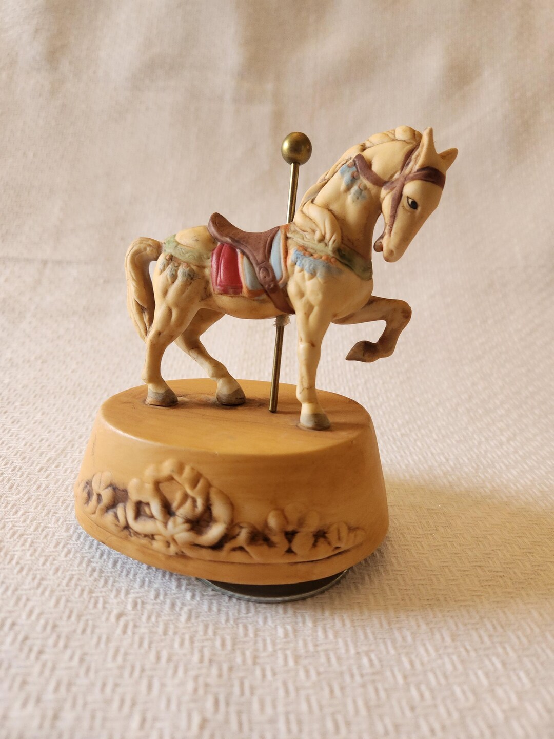 Carousel Horse Music Box "carousel Waltz" Vintage Willitts Made in USA ...