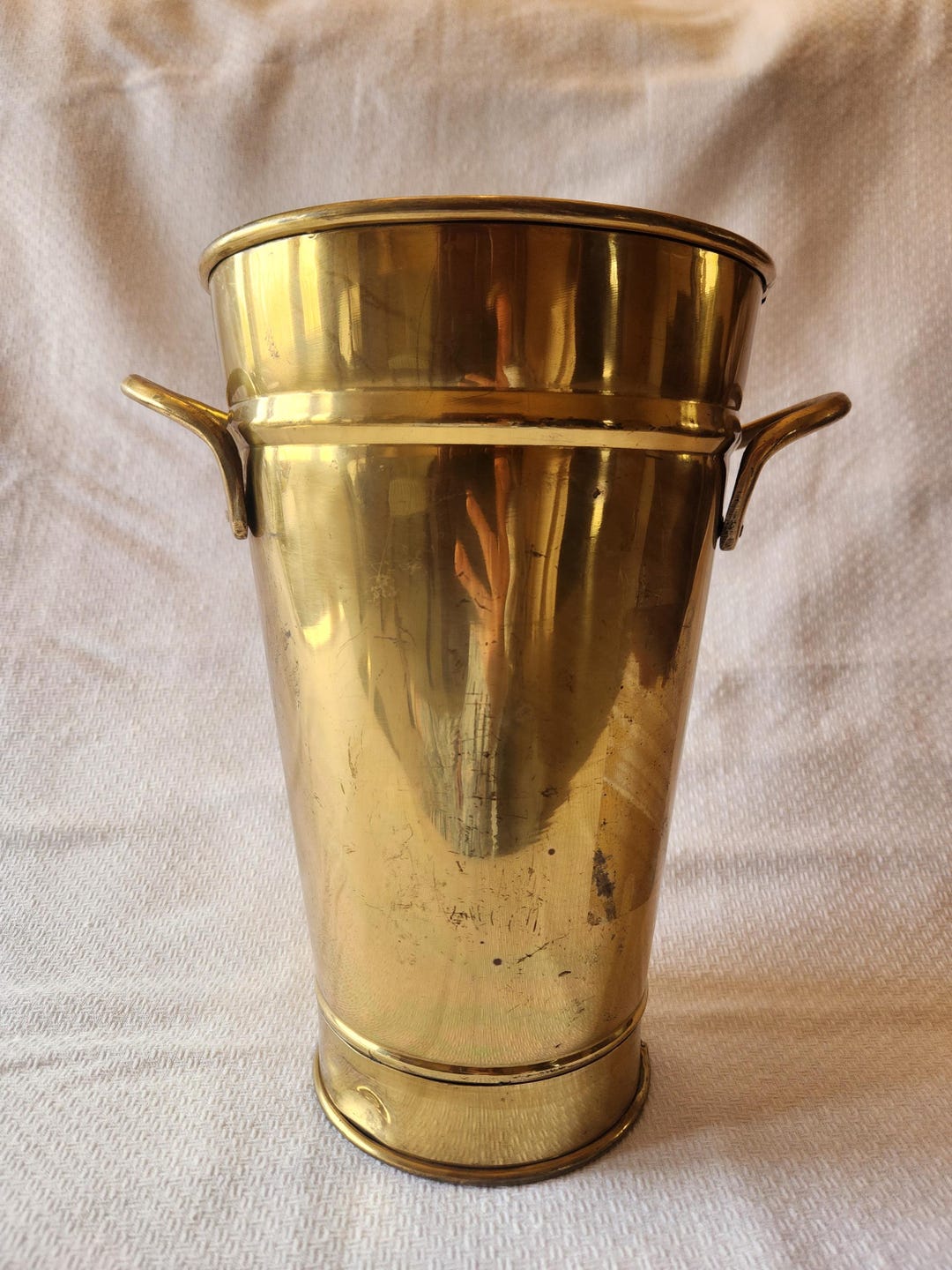 Vintage Brass Vase With Handles by Dewan & Sons Brass Champagne Wine ...