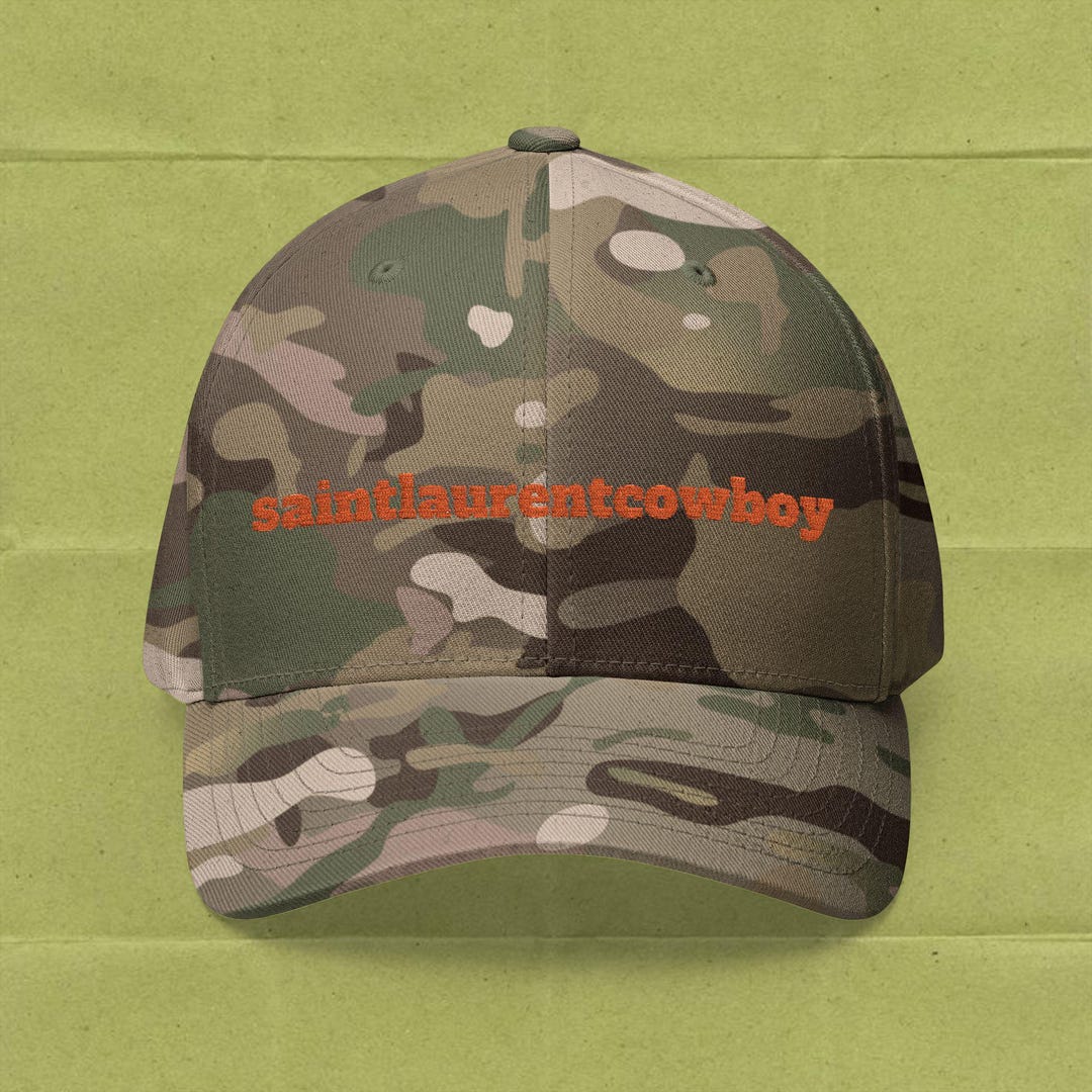 Role Model Saintlaurentcowboy - Embroidered Baseball Cap - Etsy