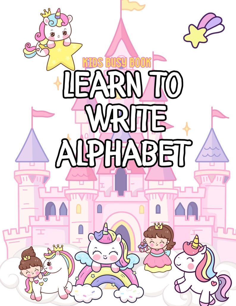 Mermaid Theme Alphabet Tracing Worksheets – Digital Download ...