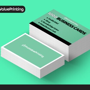 1000 Full Color Business Cards W/ Your Artwork FREE GRAPHIC DESIGN - 2 ...