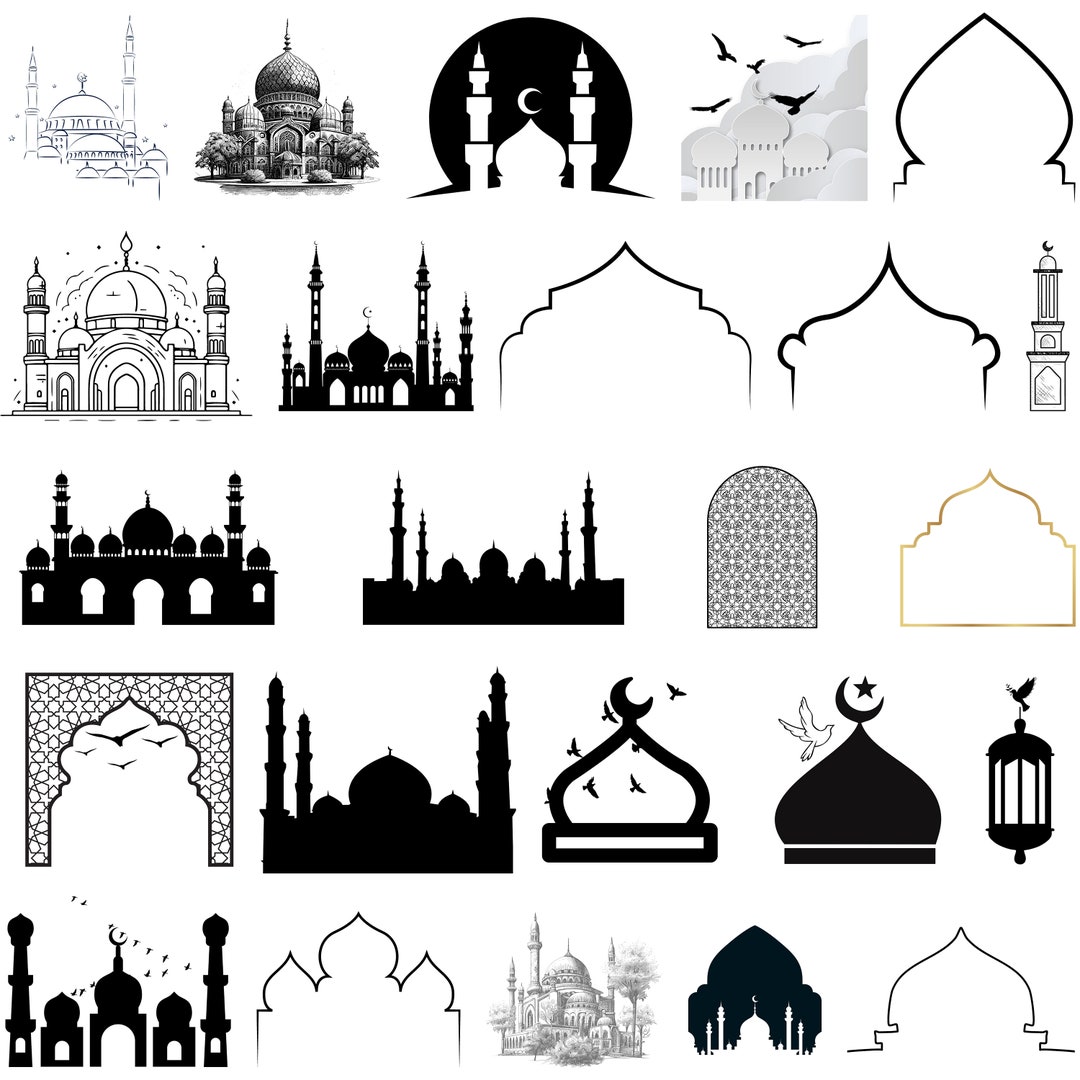 Islamic SVG Bundle, Cutting Files, Ramadan, Ramadan Kareem, Symbol ...