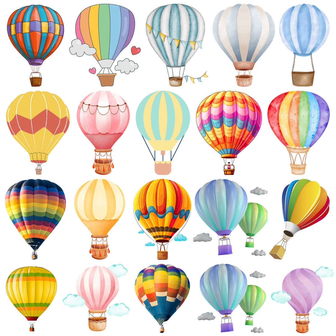 Hot Air Balloon SVG Bundle, Hot Air Balloon SVG Cut Files for Cricut ...